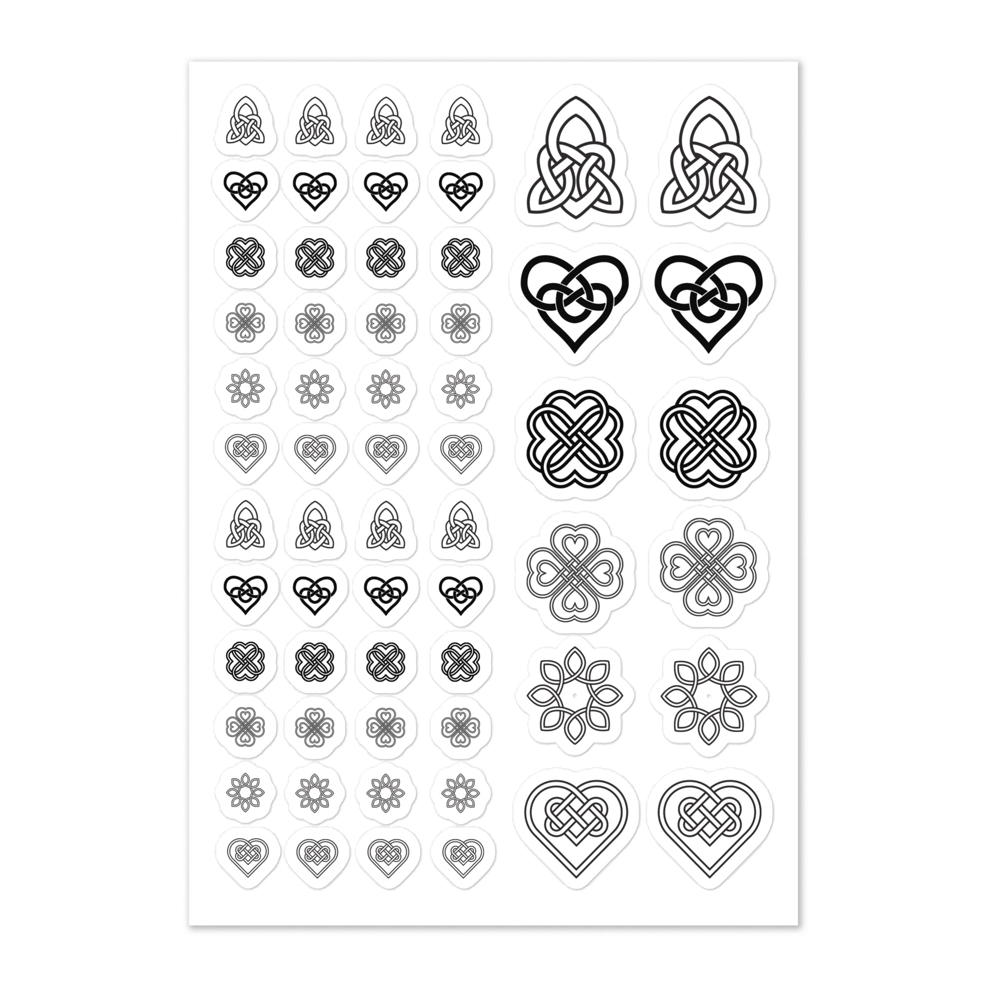 Love Protection Knot Sticker sheet - 6th Sense Connection